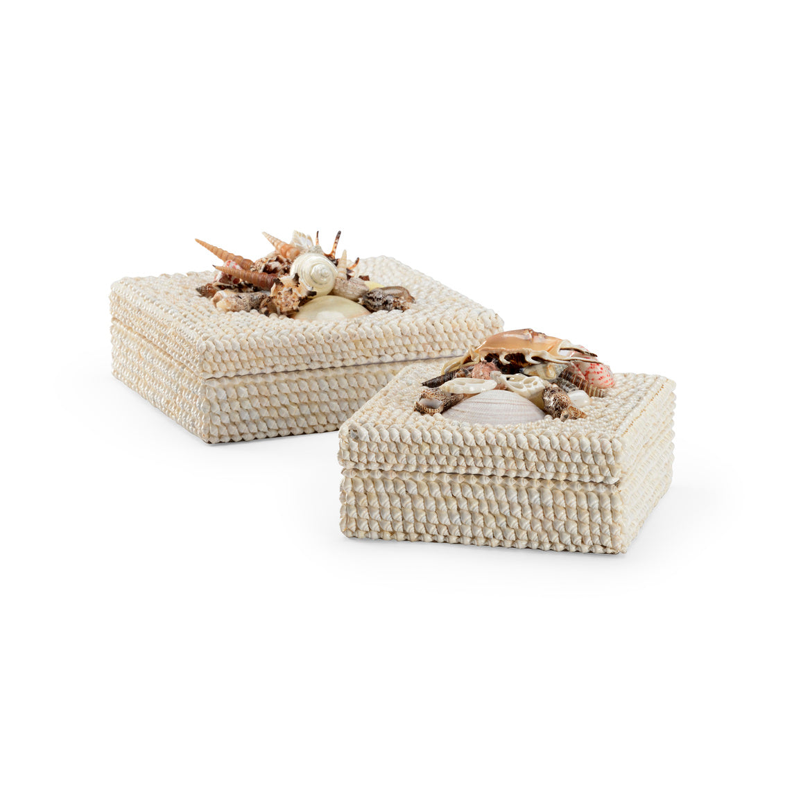 Chelsea House White Shell Boxes (S2) – Design Shop By Shell