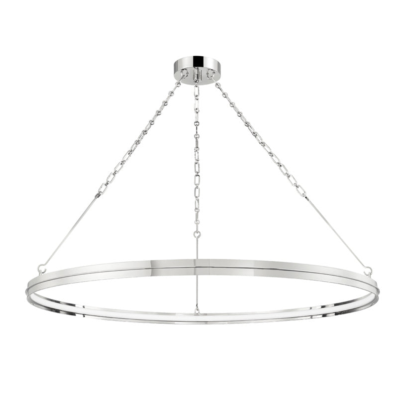 Hudson Valley - 7142-PN - LED Chandelier - Rosendale - Polished Nickel ...