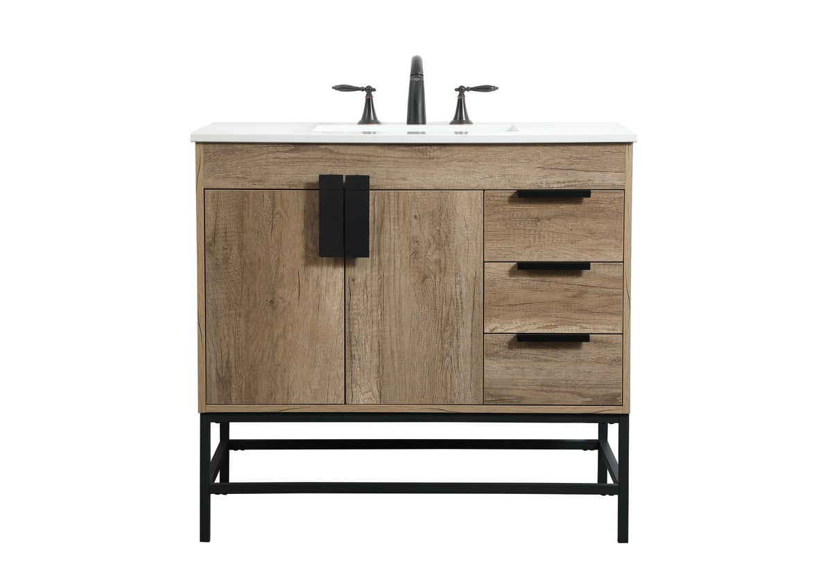 Elegant Lighting - VF48836NT - Single Bathroom Vanity - Eugene ...