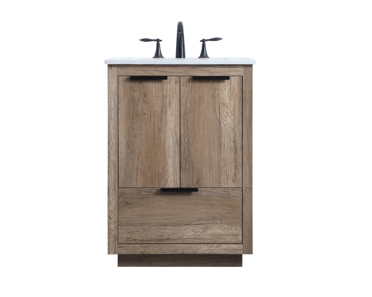 Elegant Lighting - VF19424NT - SIngle Bathroom Vanity - Blake - Natural ...