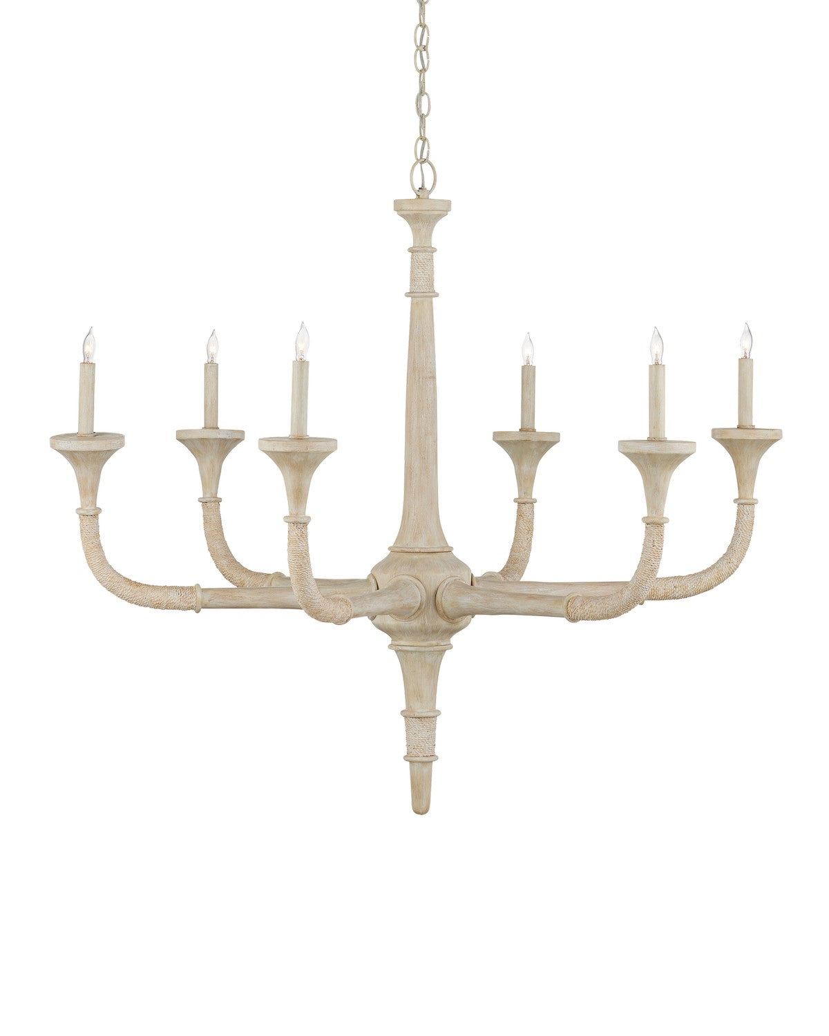 Currey and Company - 9000-1140 - Six Light Chandelier - Aleister ...