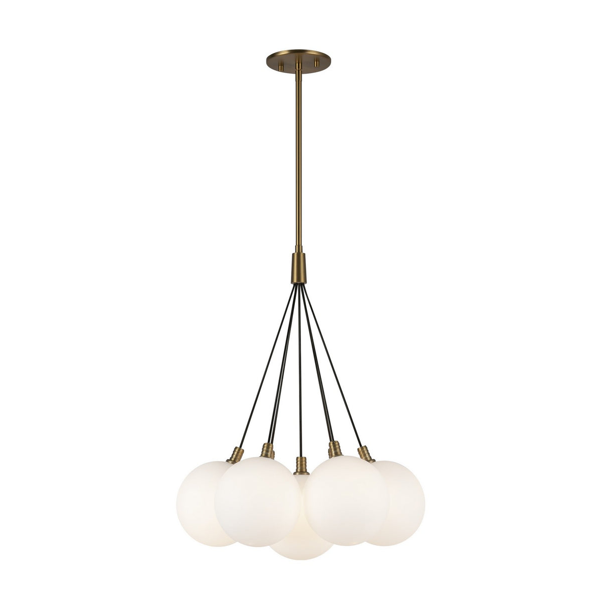 Kuzco Lighting - CH3117-BG/OP - LED Chandelier - Bolla - Brushed Gold ...