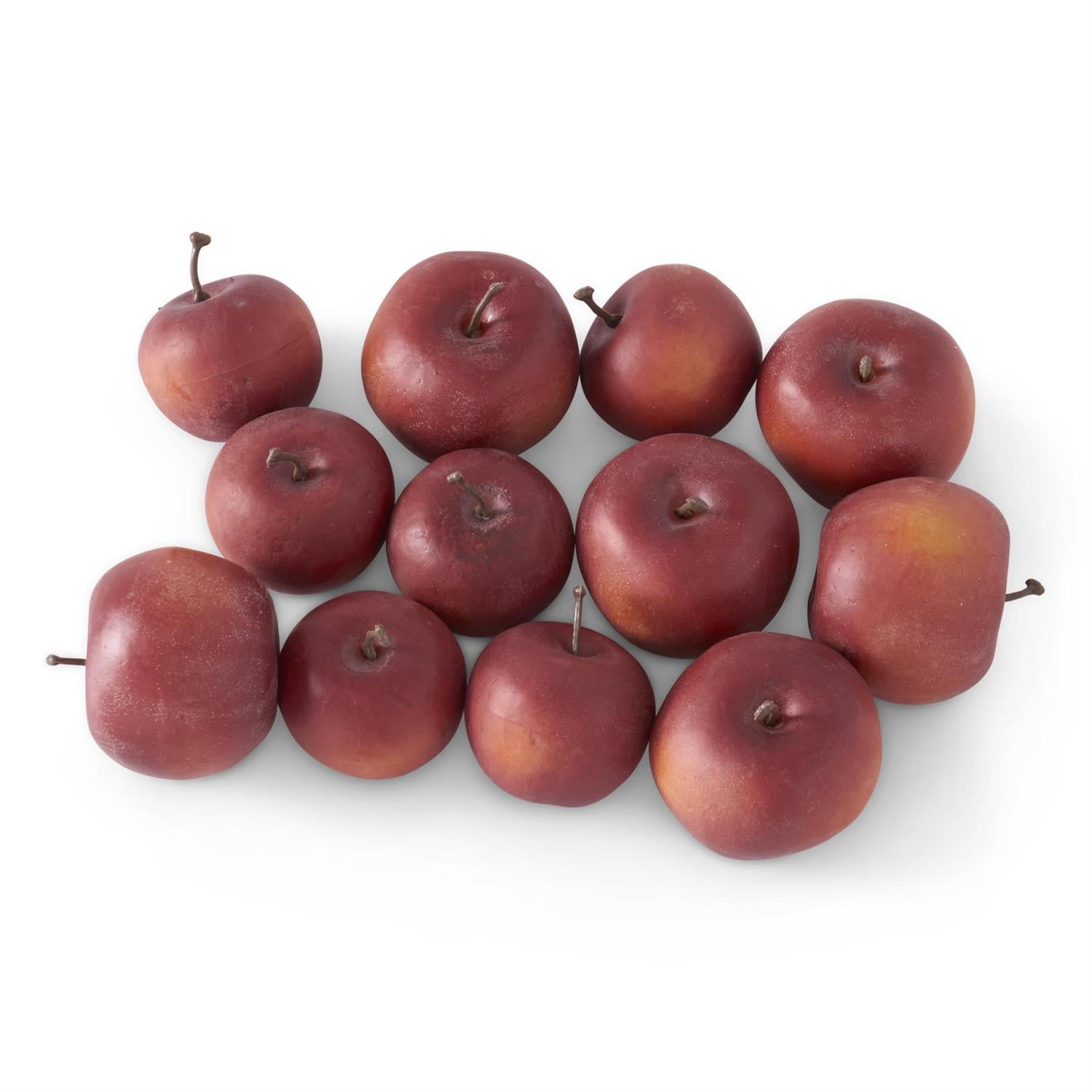 Design Shop Bag of 12 2.75 Inch Burgundy Red Speckled Apple – Design ...