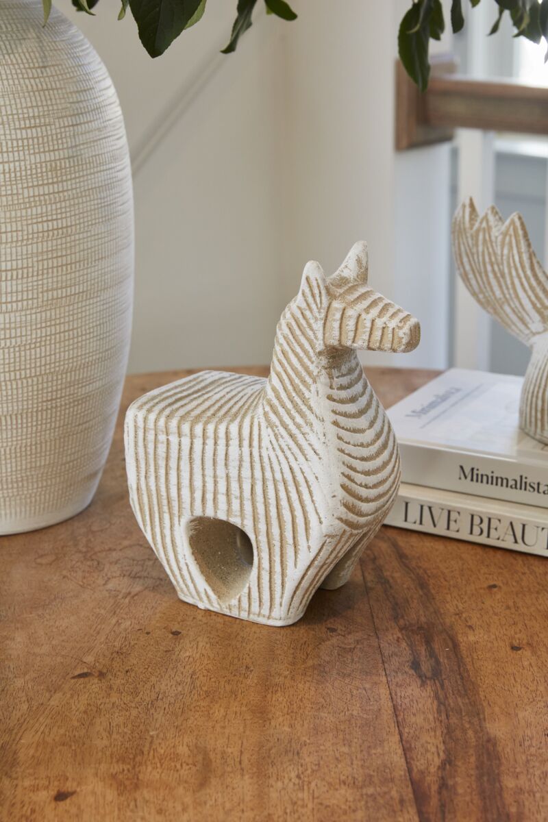 Design Shop Off-White Allegory Sculpture Horse, 7.25" X 9.25" – Design ...