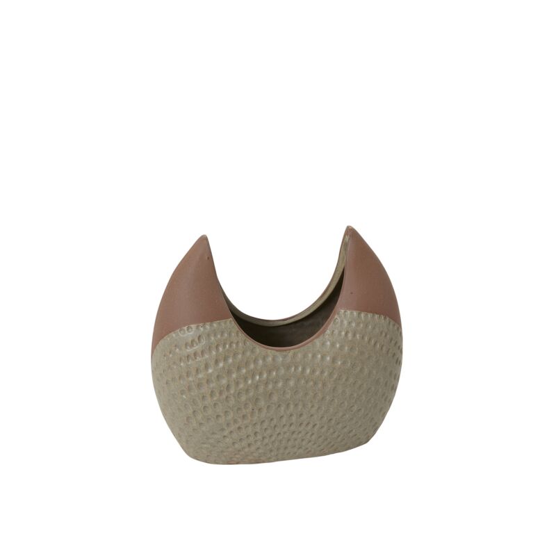 Design Shop Tan Katerina Collection Vase, 9" X 8.25". – Design Shop By ...