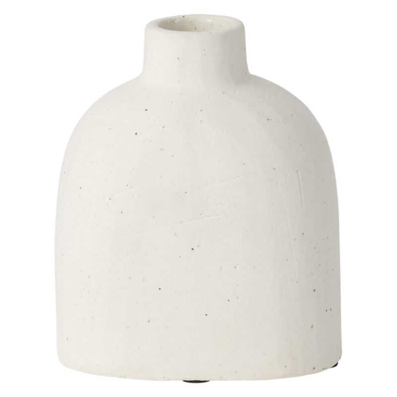 Design Shop White Karis Collection Budvase, 3.5" X 4.25", Set of 2 ...