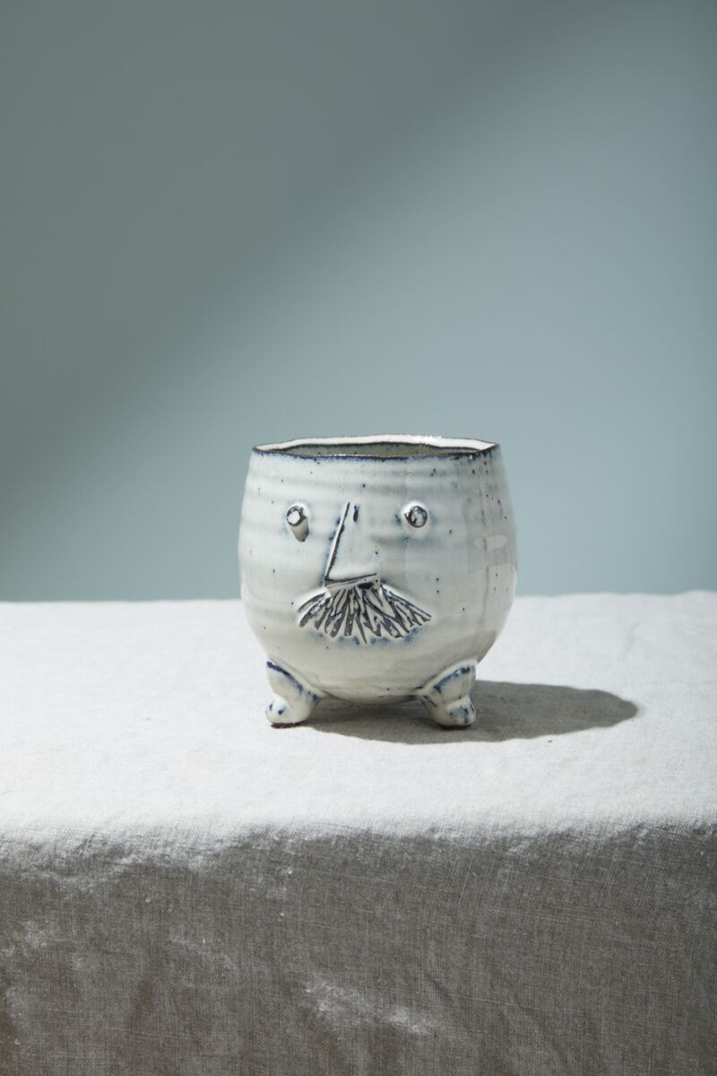 Design Shop White Mr and Mrs Clay Pot Man, 4.75" X 4.5". – Design Shop ...