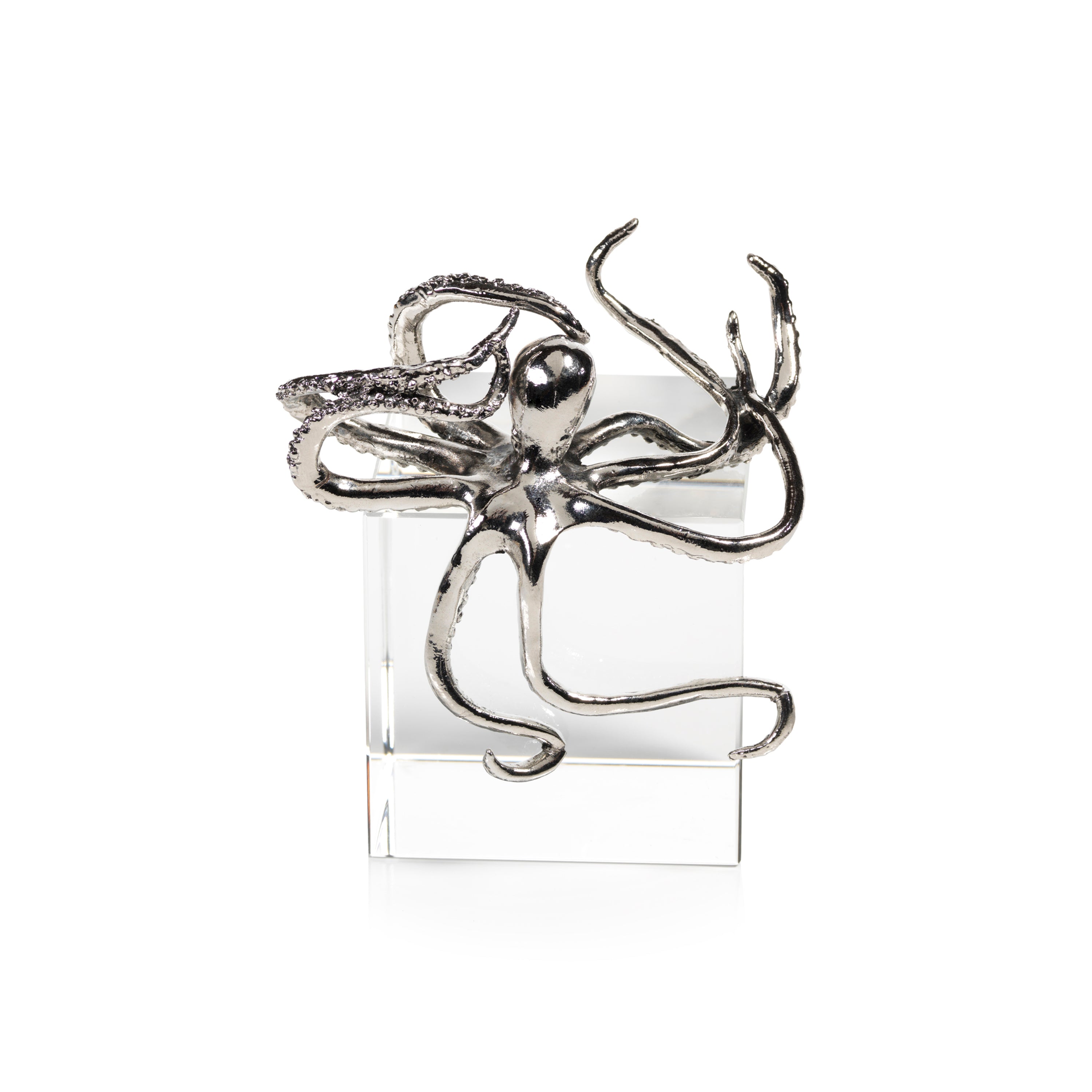 Zodax Decorative Silver Octopus Figurine – Design Shop By Shell