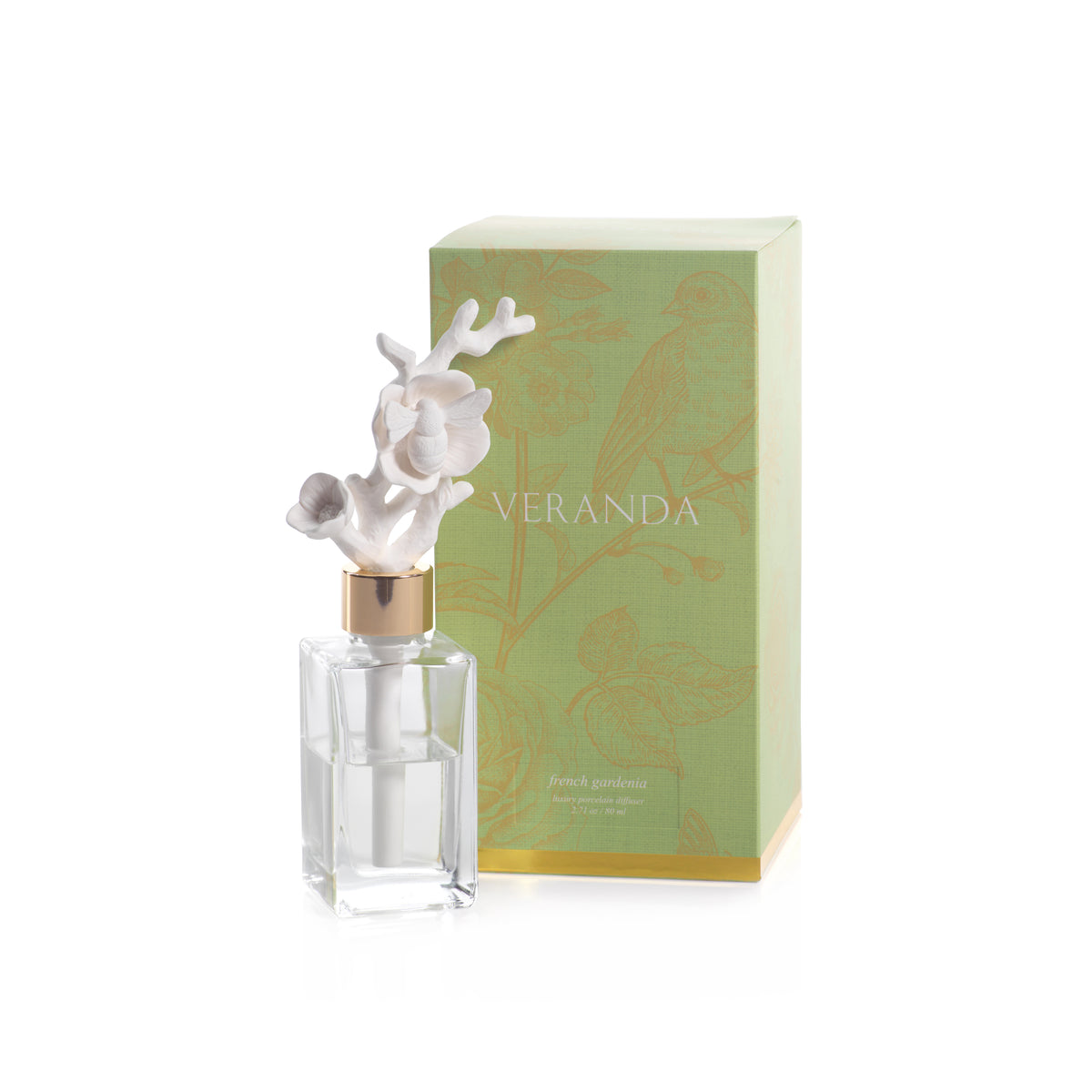 Zodax Veranda French Gardenia Porcelain Diffuser, Bee – Design Shop By ...