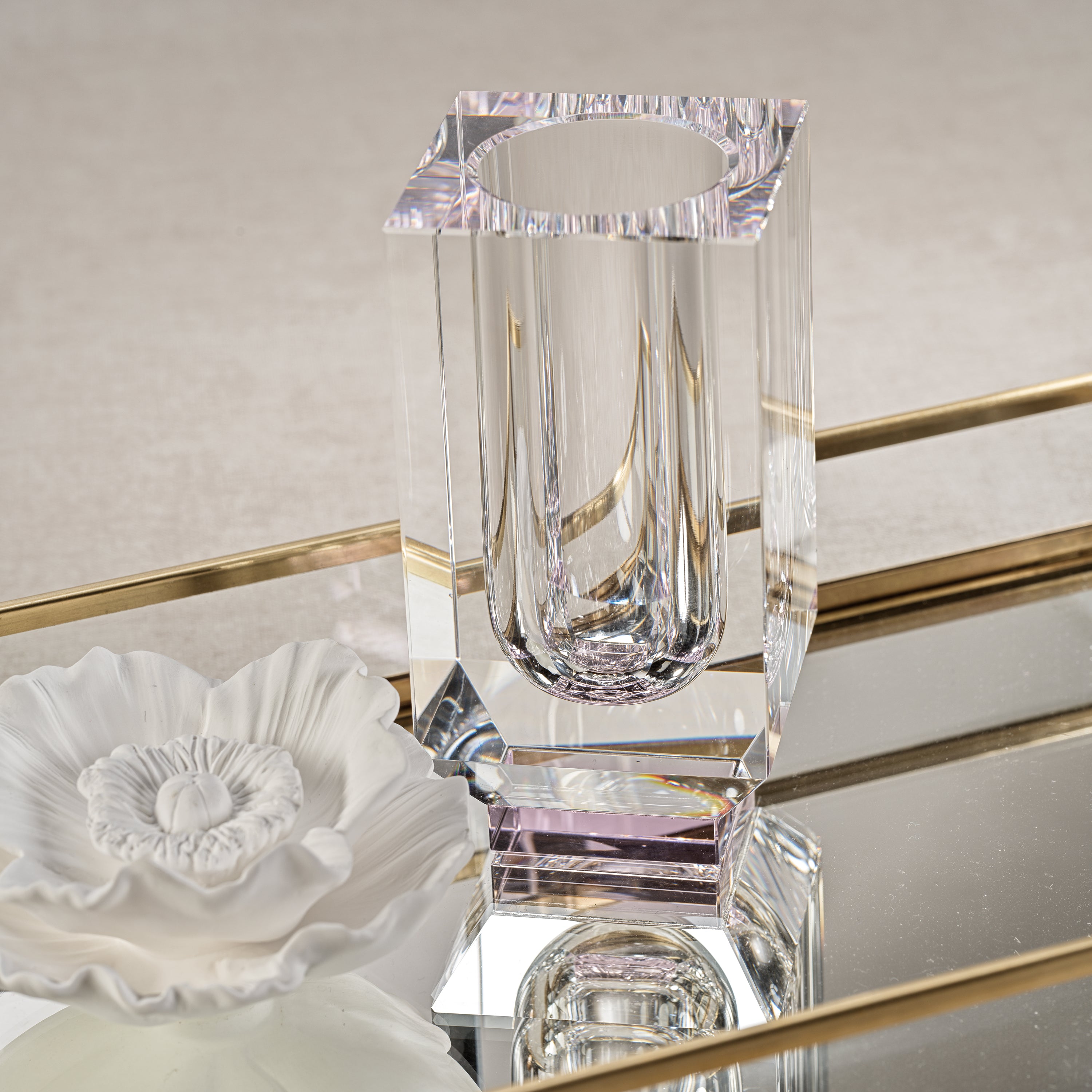 Zodax Carrissa Crystal Glass Vase – Design Shop By Shell