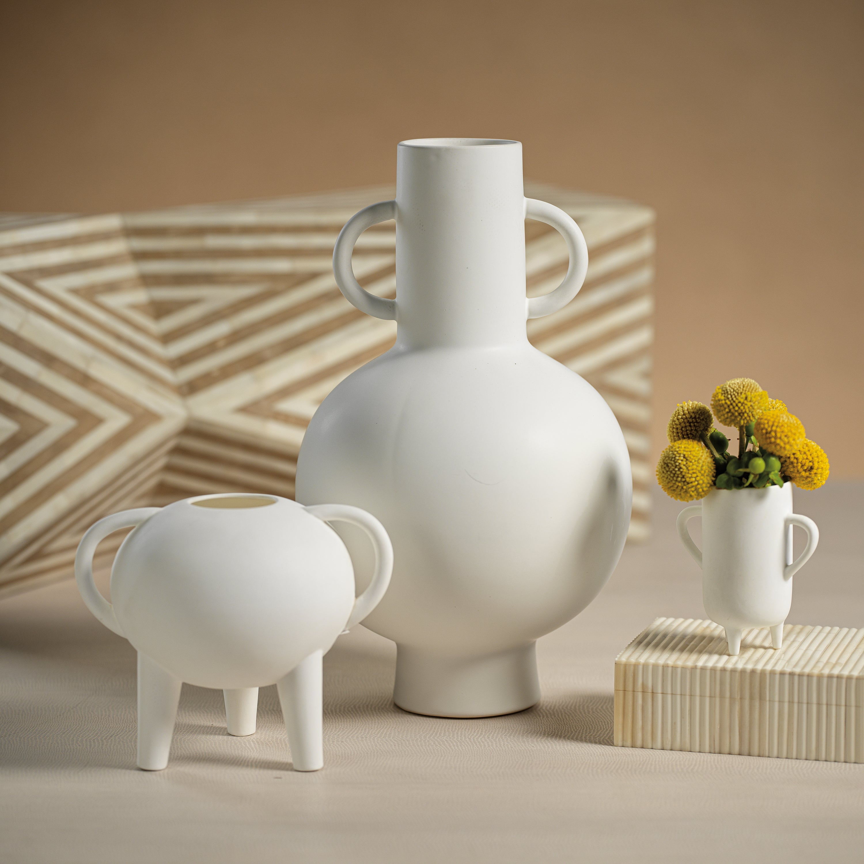 Zodax Avesta 14" Tall Stoneware Vase – Design Shop By Shell