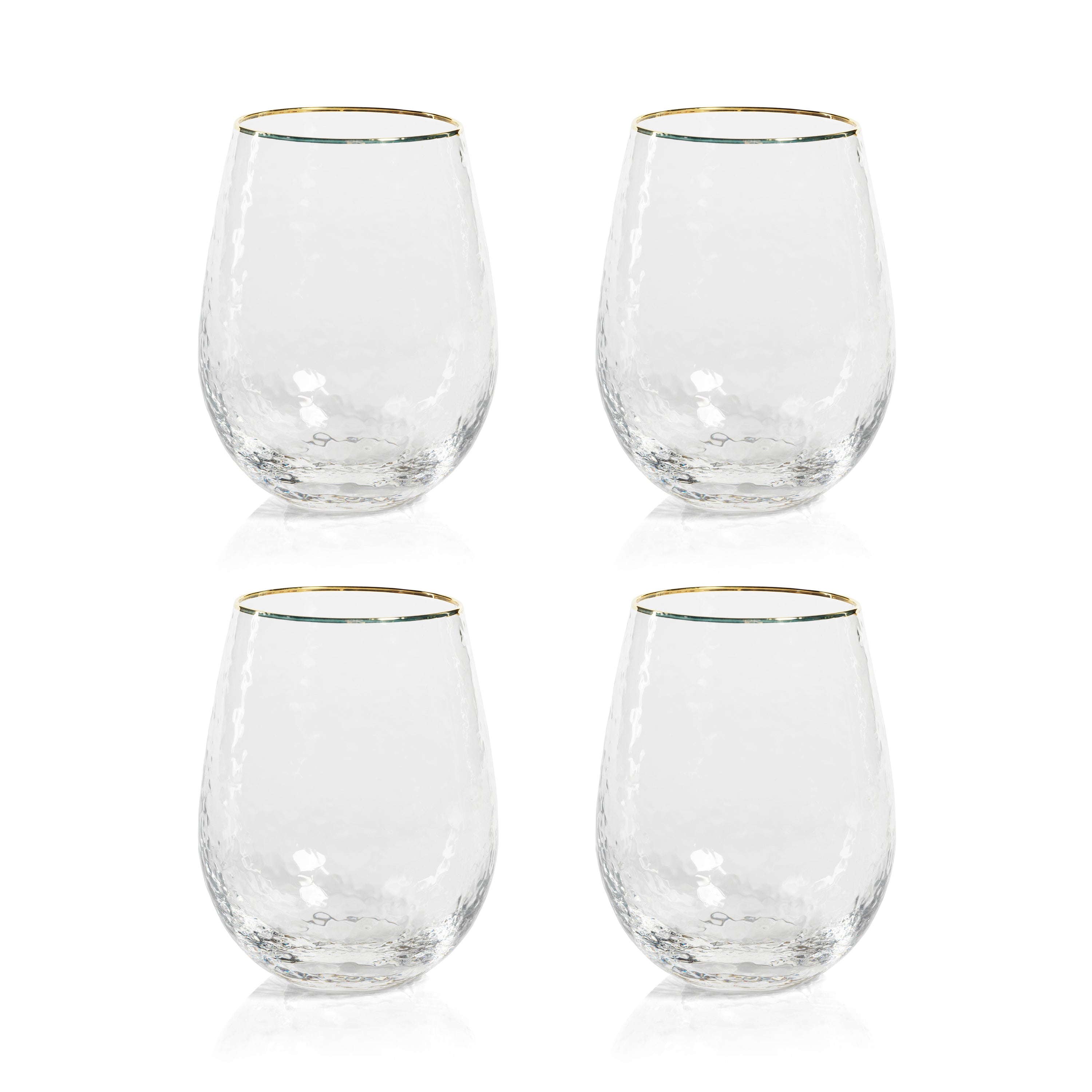 Zodax Cappelletti Stemless All Purpose Glasses, Set of 4 – Design Shop ...