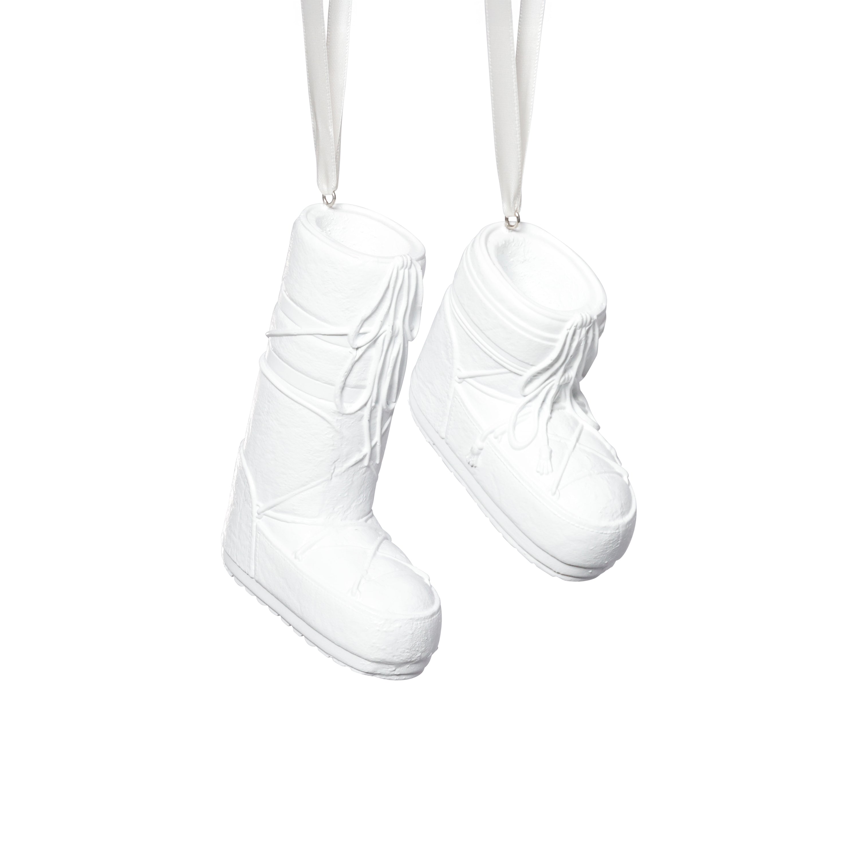 Zodax Après Ski Boot Holiday Ornaments, 6 Hanging Pieces (3 Sets of 2 ...
