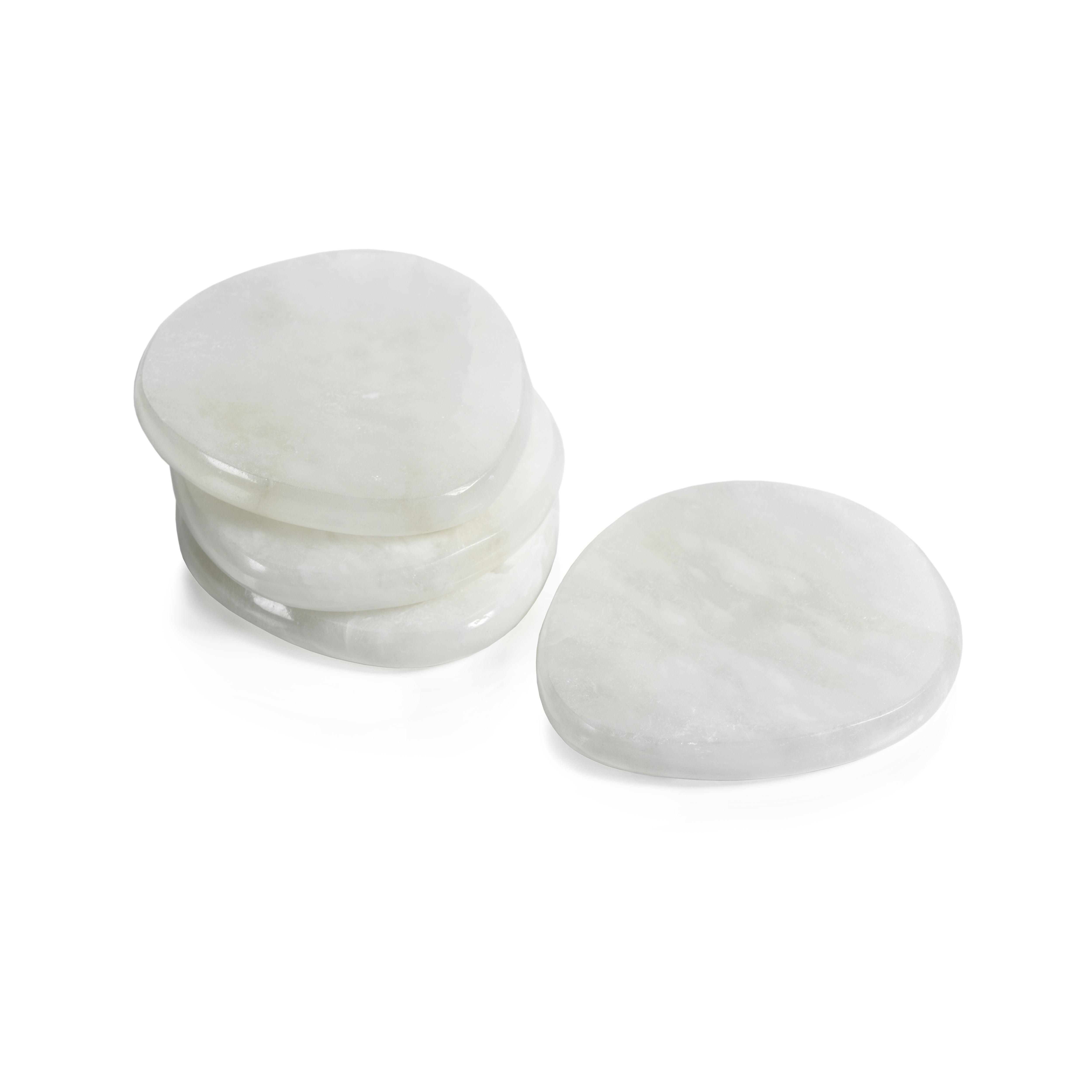Zodax Bennour Alabaster Coasters, Set of 4 – Design Shop By Shell