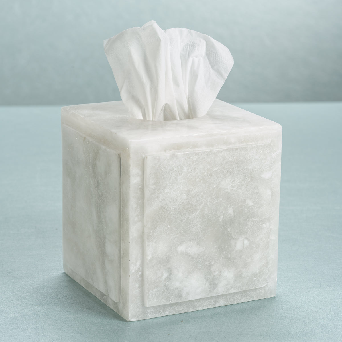 Zodax Cremona Alabaster Tissue Box Cover – Design Shop By Shell