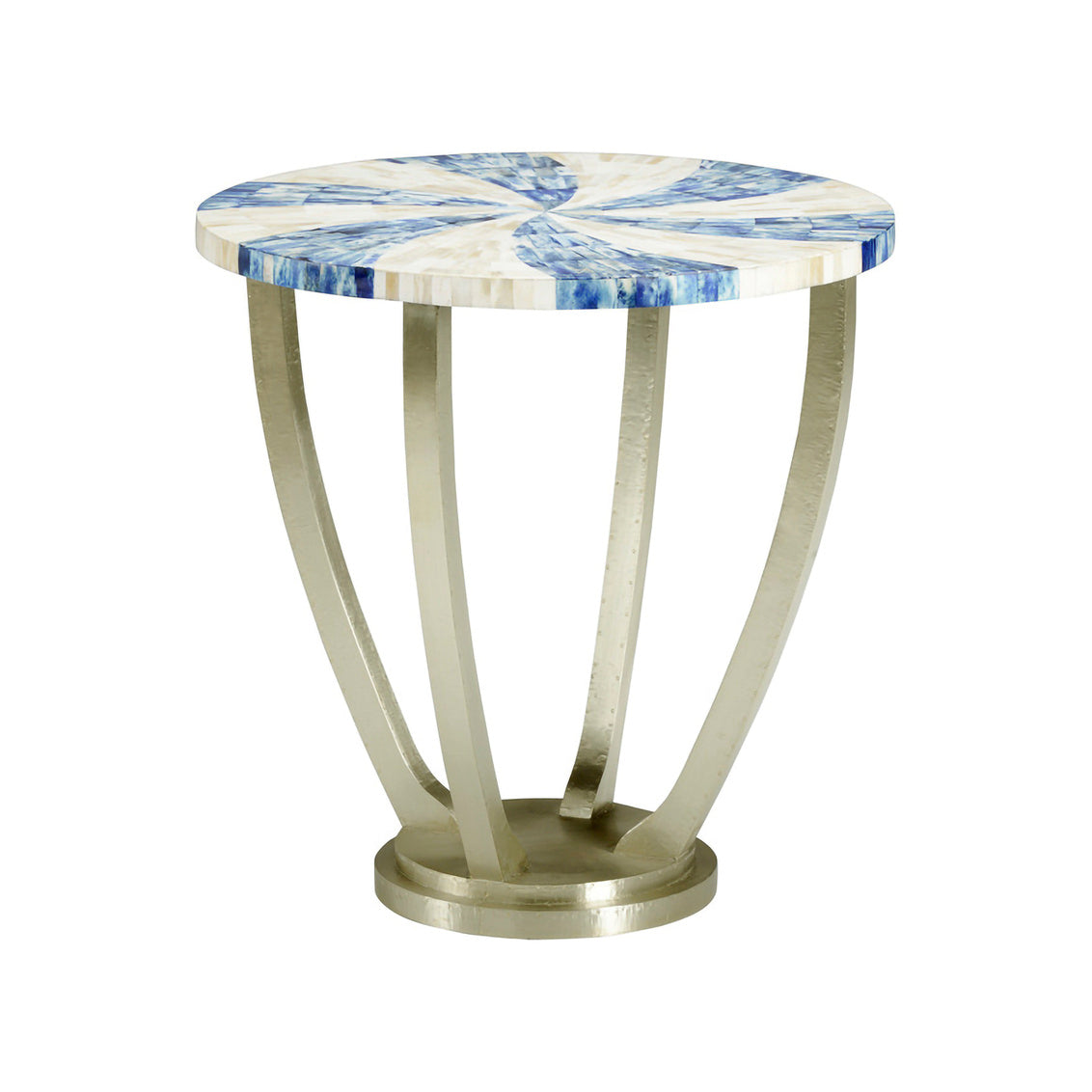 Chelsea House Blue Swirl Side Table – Design Shop By Shell