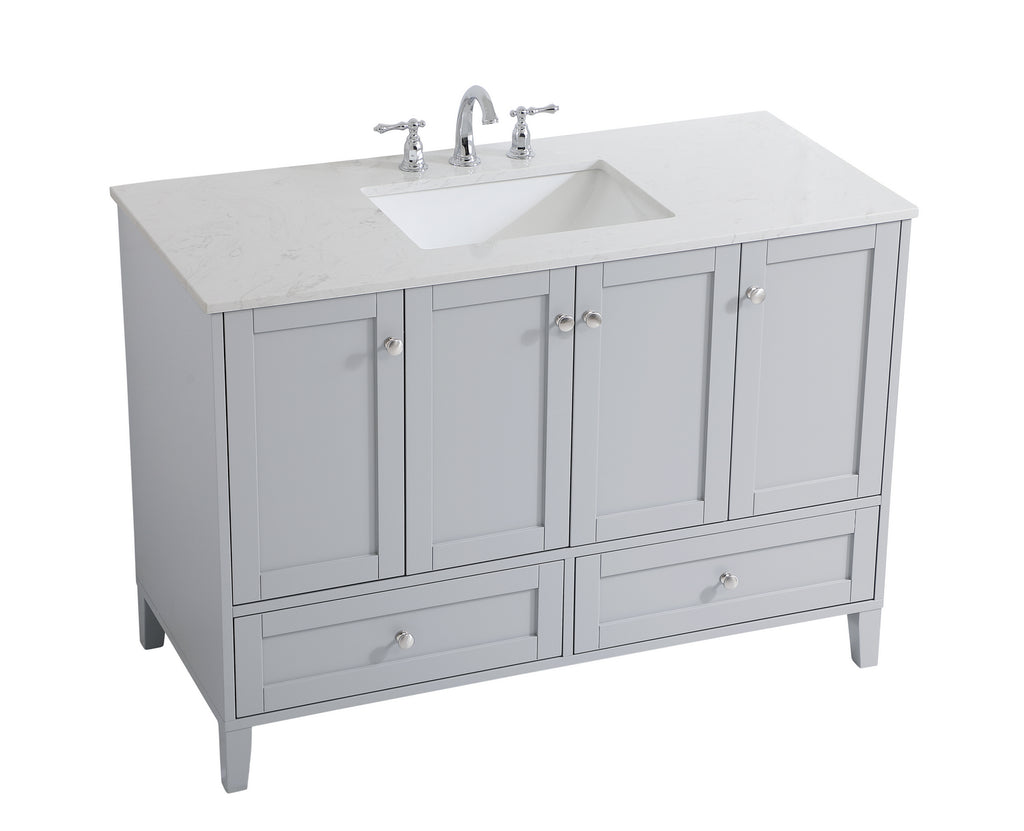 Elegant Lighting - VF18048GR - Single Bathroom Vanity - sommerville ...