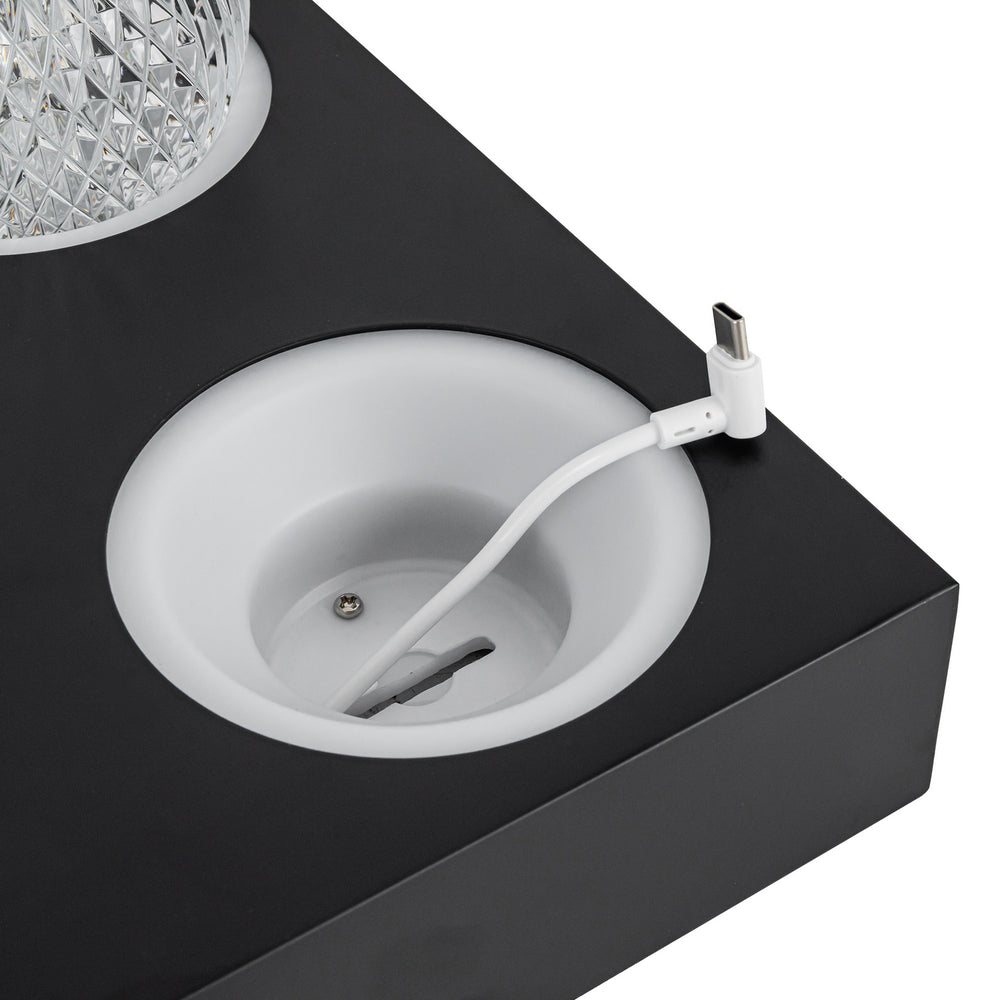 Alora - K-3219-CGR-8-BK - Charging Station - Marni - Black – Design ...